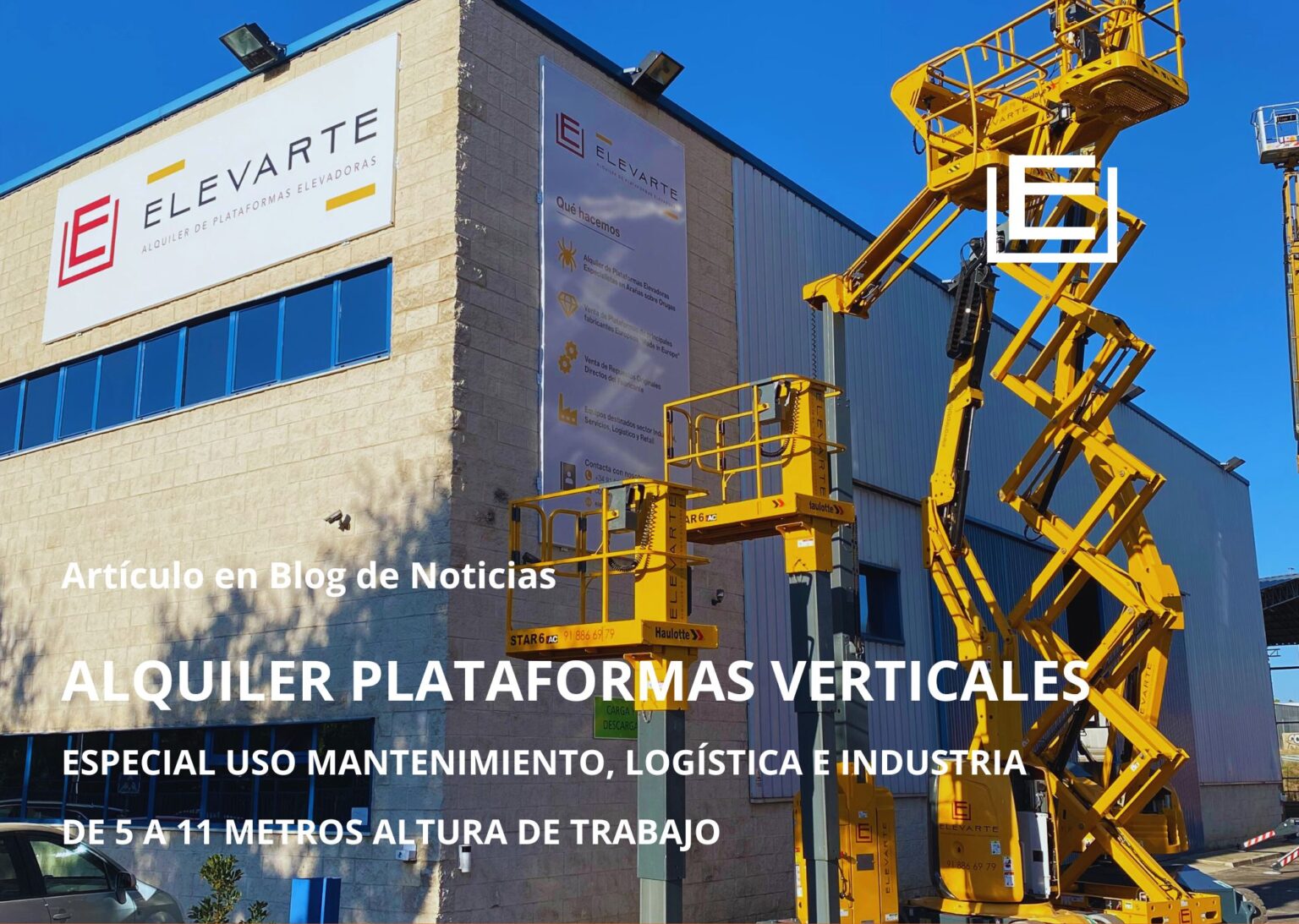 Alquiler Plataformas Elevadoras en Madrid